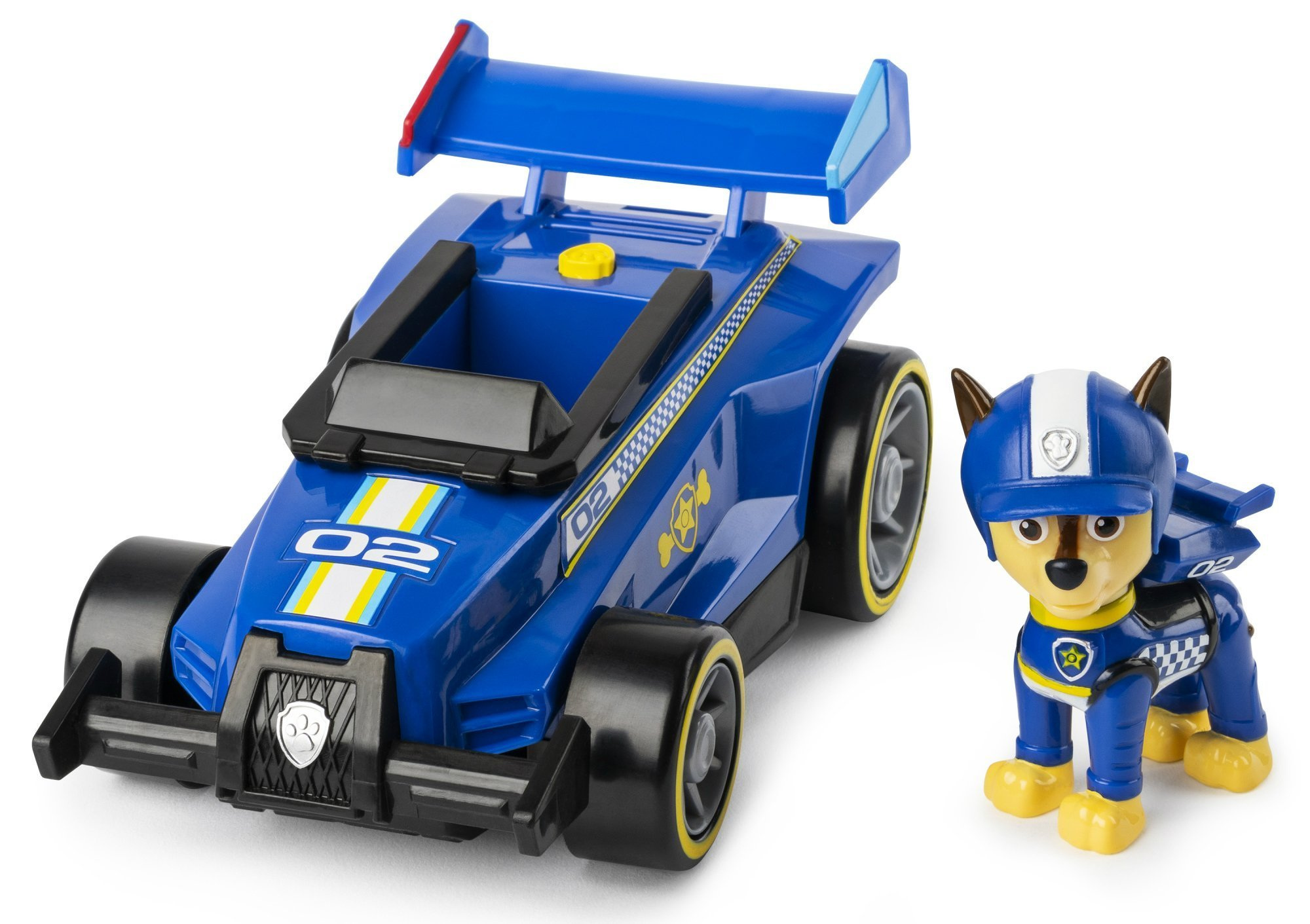Paw Patrol Ready Race Rescue Chase Figur + Rennwagen mit Antrieb und ...